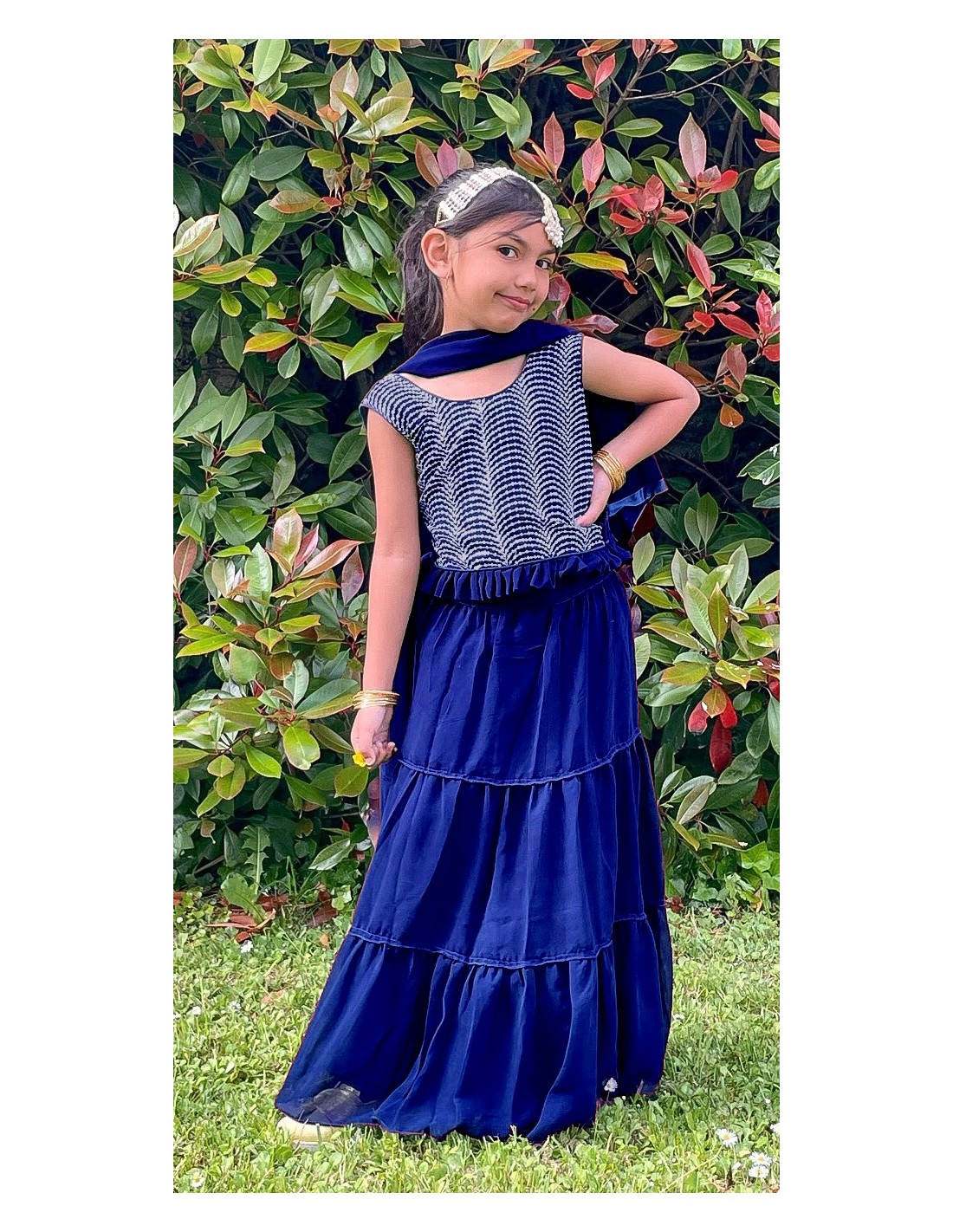 Tenues Indiennes pour Fille – Salwar Kameez, Lehenga Choli, Sari ...