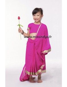 Sari indien fille enfant prêt à porter - missindya