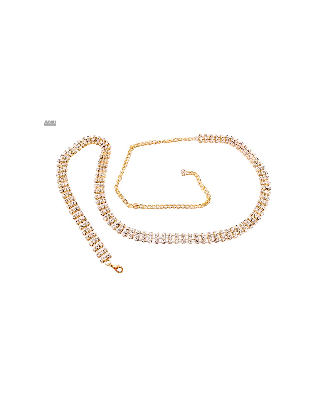 ceinture chaine strass doré ceinture caftan