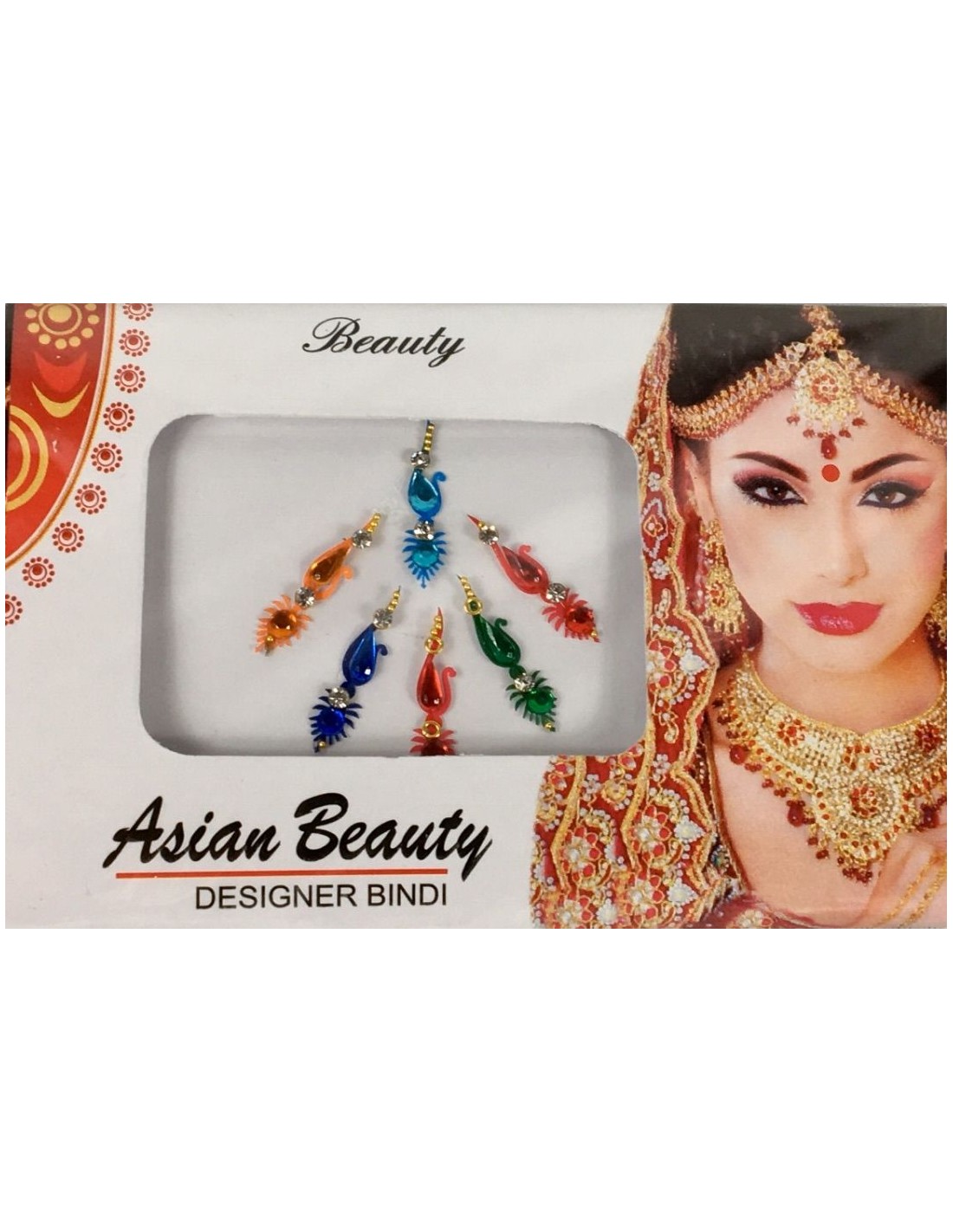 Bindi, Bijoux indiens de front indien autocollant - missindya