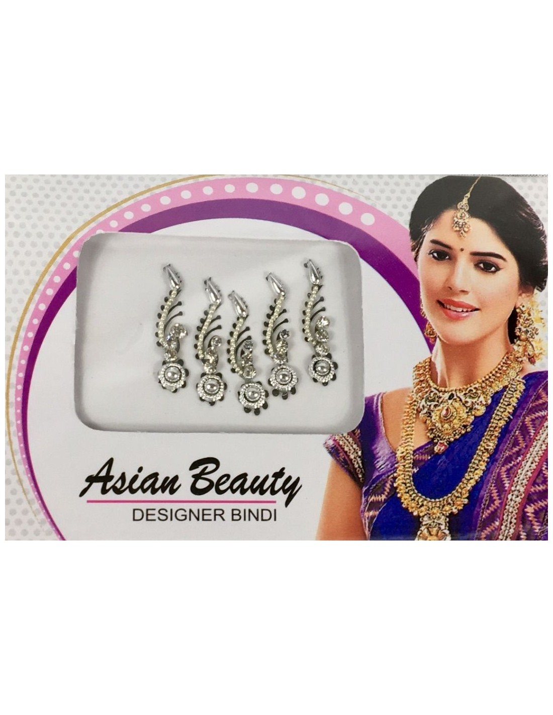 Bindi, Bijoux indiens de front indien autocollant - missindya