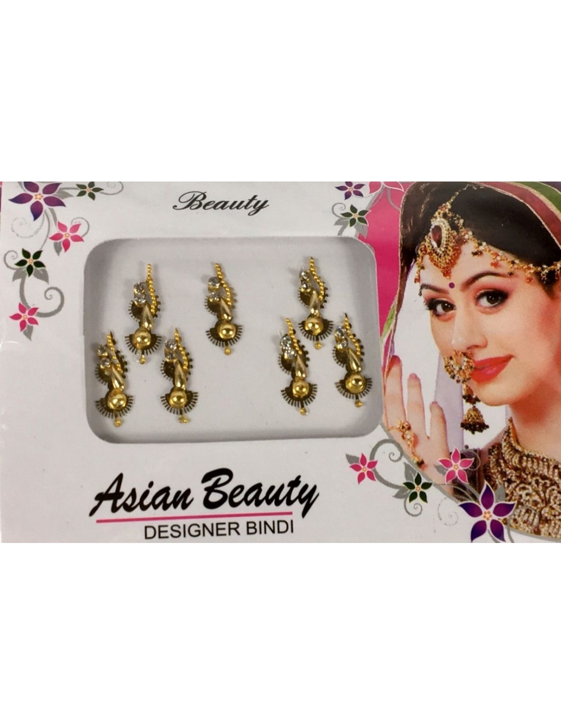 Bindi, Bijoux indiens de front indien autocollant - missindya