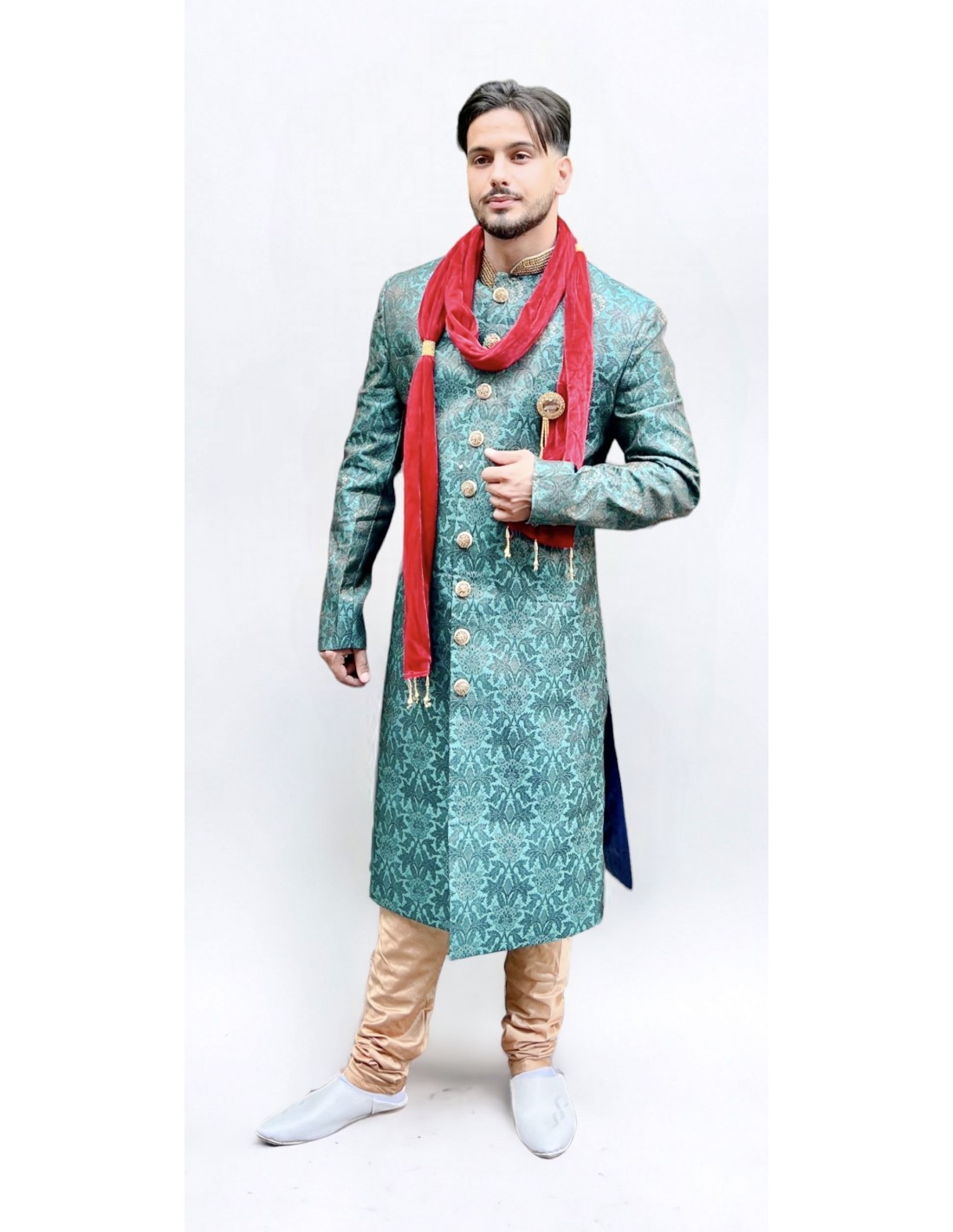 sherwani costume de mariage indien pour homme - missindya